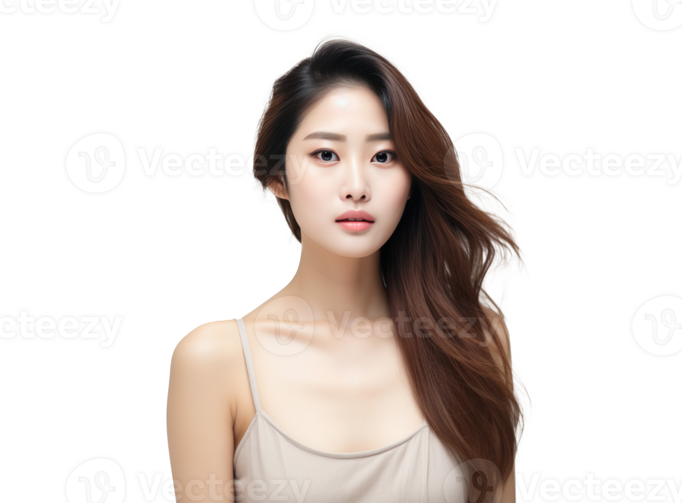 Beautiful Asian Girl Isolated 27851347 Png 9995