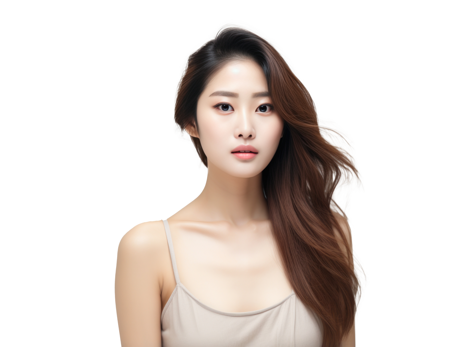 Beautiful Asian Girl Isolated 27851347 Png