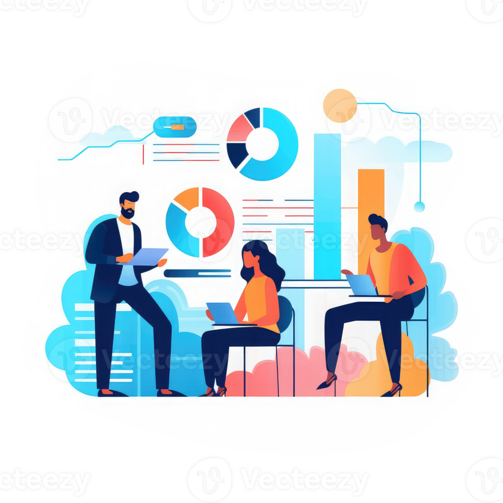 business team prepare data analytics . AI Generated 27853579 PNG business team prepare data analytics . AI Generated 27853579 PNG