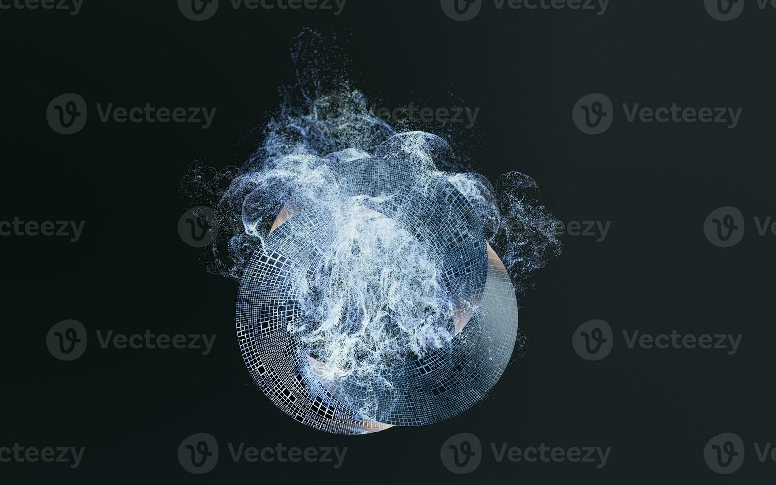 Abstract curve geometry background, 3d rendering. 27857132 Stock Photo at Vecteezy