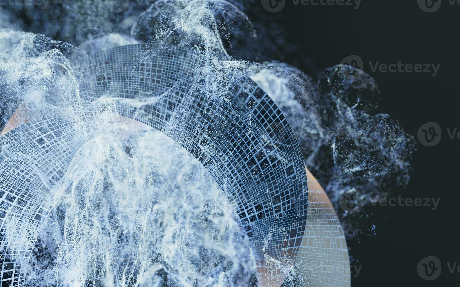 Abstract curve geometry background, 3d rendering. 27857228 Stock Photo at Vecteezy