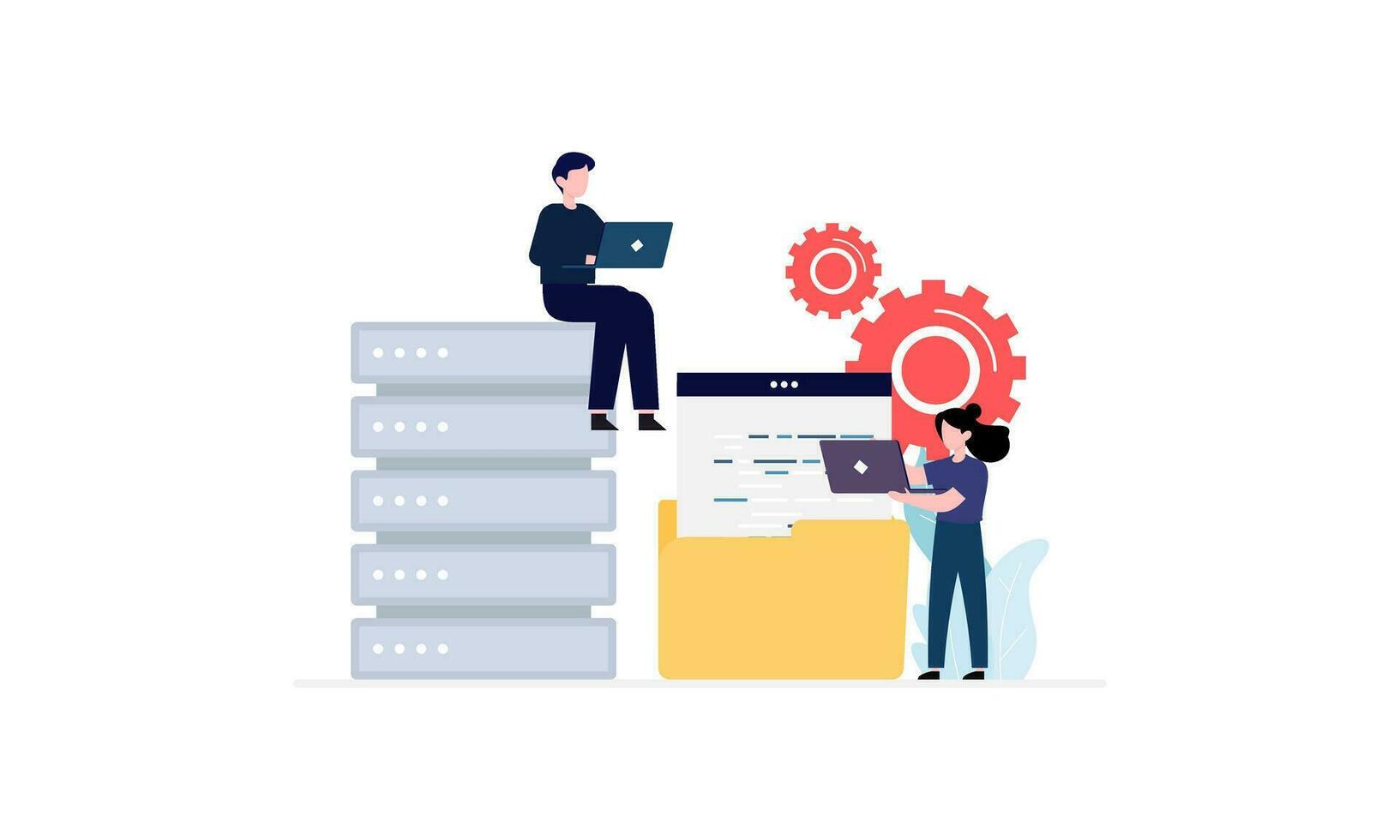 Development concept software development process website interface design improvement ...