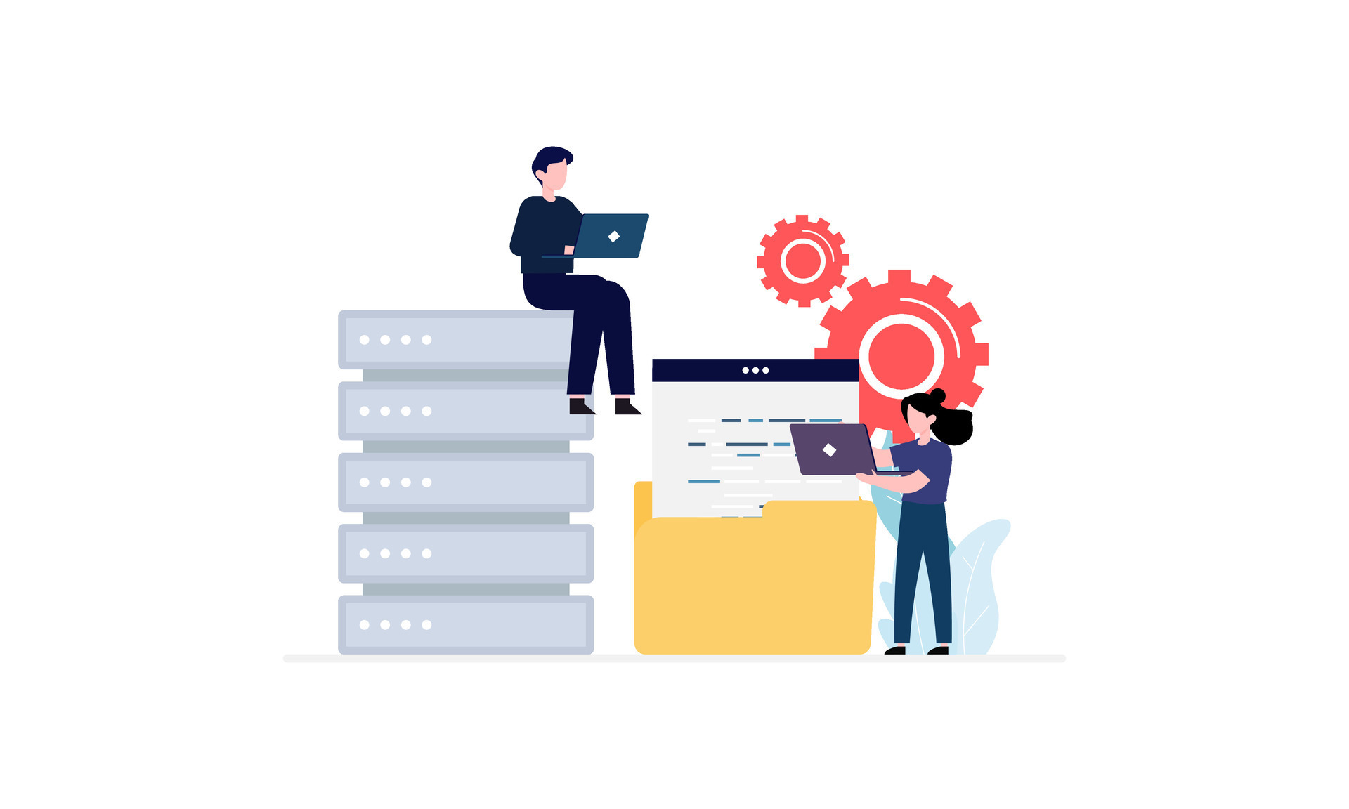 Development concept software development process website interface design improvement ...