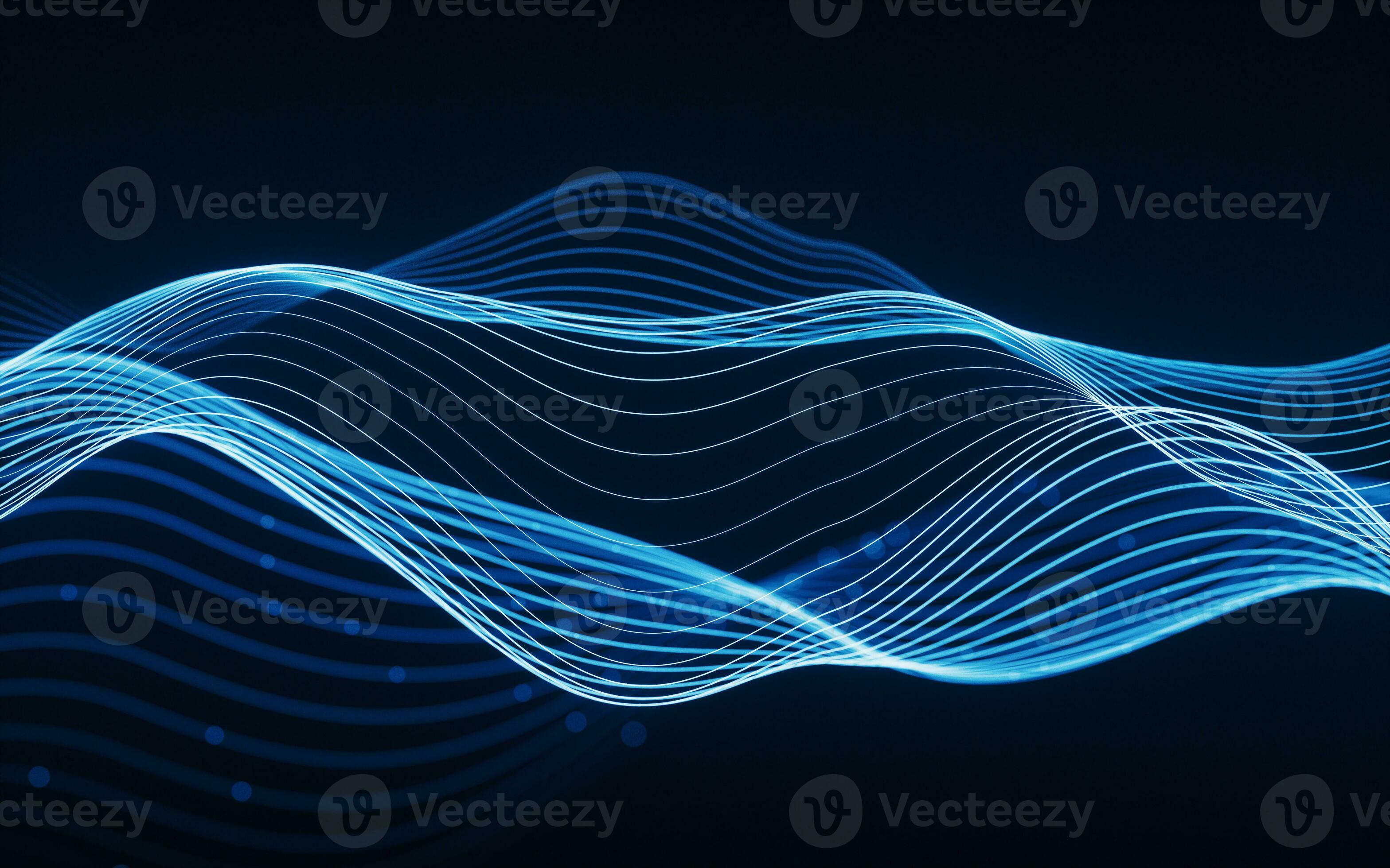 Flowing wave lines, curve pattern, 3d rendering. 27862382 Stock Photo ...