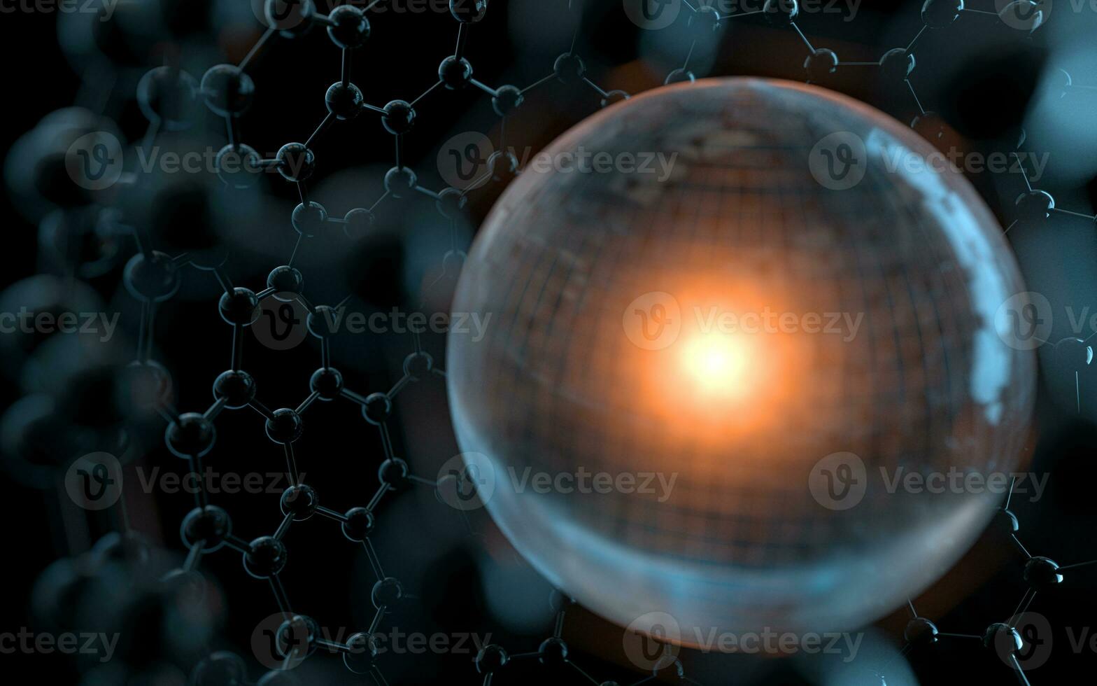 Biochemistry scientific node, molecular connection, 3d rendering. 27863606 Stock Photo at Vecteezy