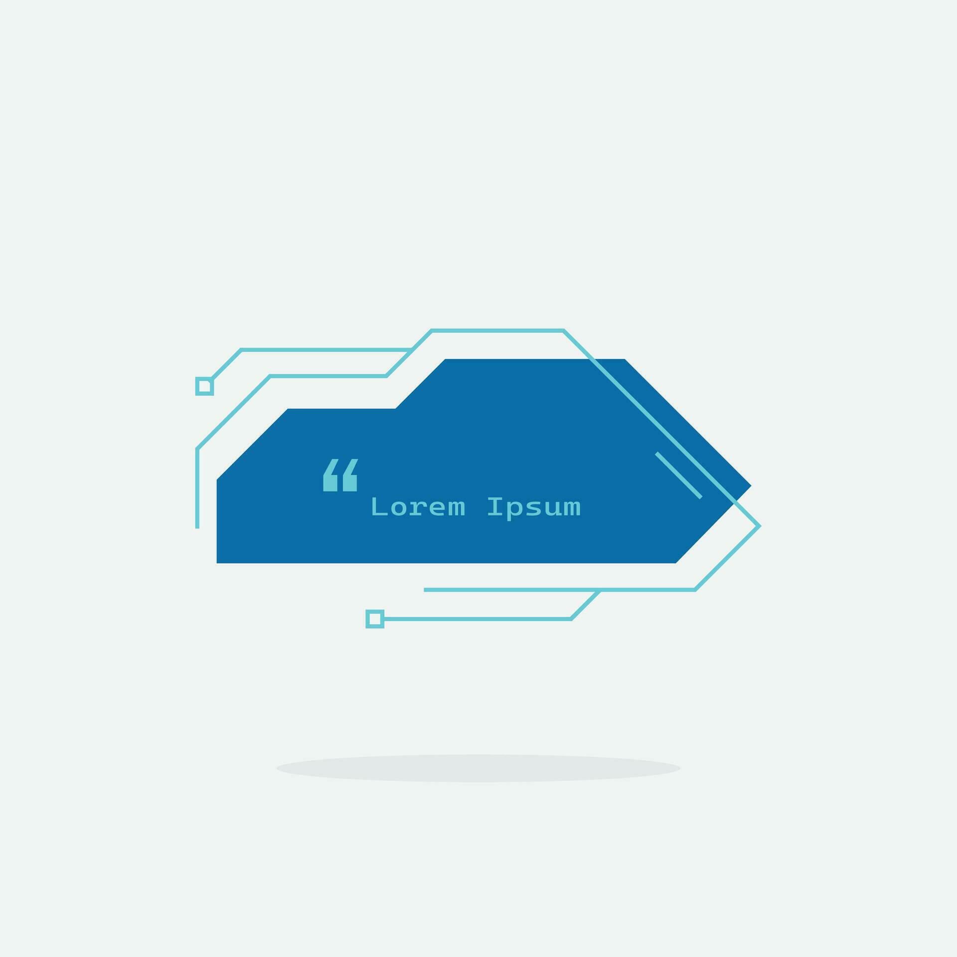 Digital callout titles. Futuristic textbox template, frame box with ...