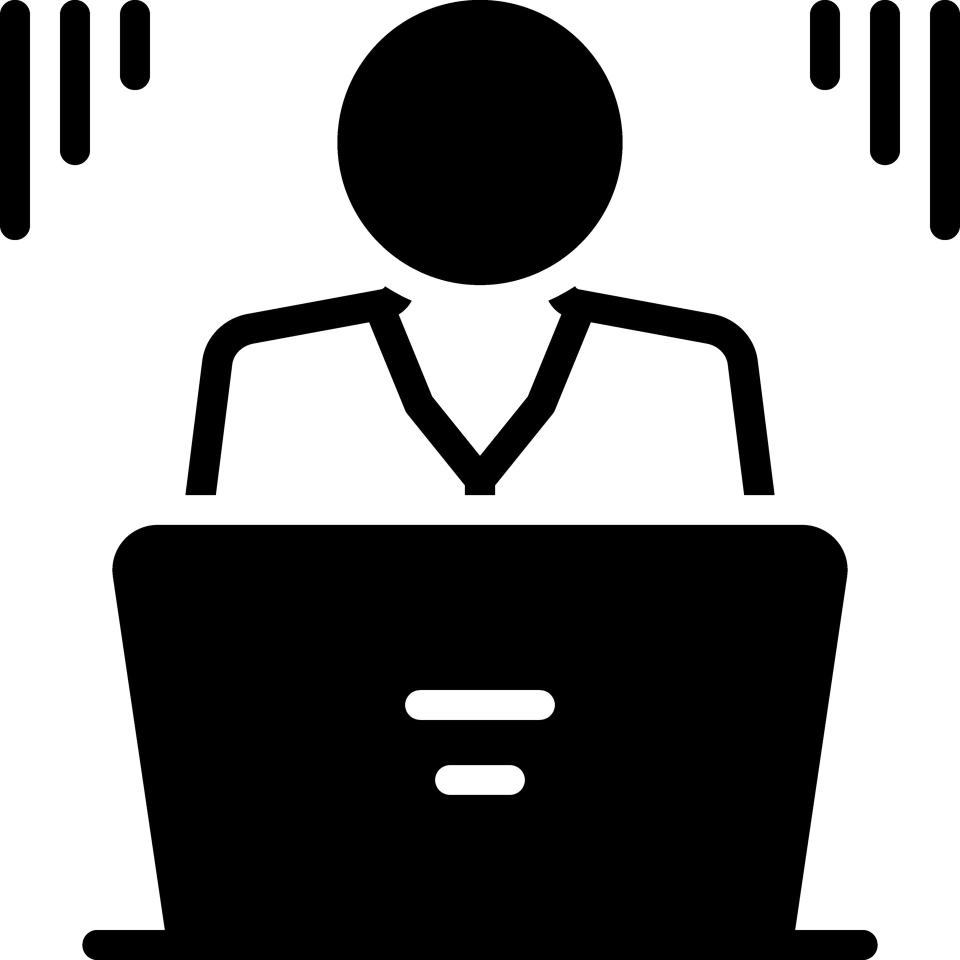 solid icon for study 27868440 Vector Art at Vecteezy