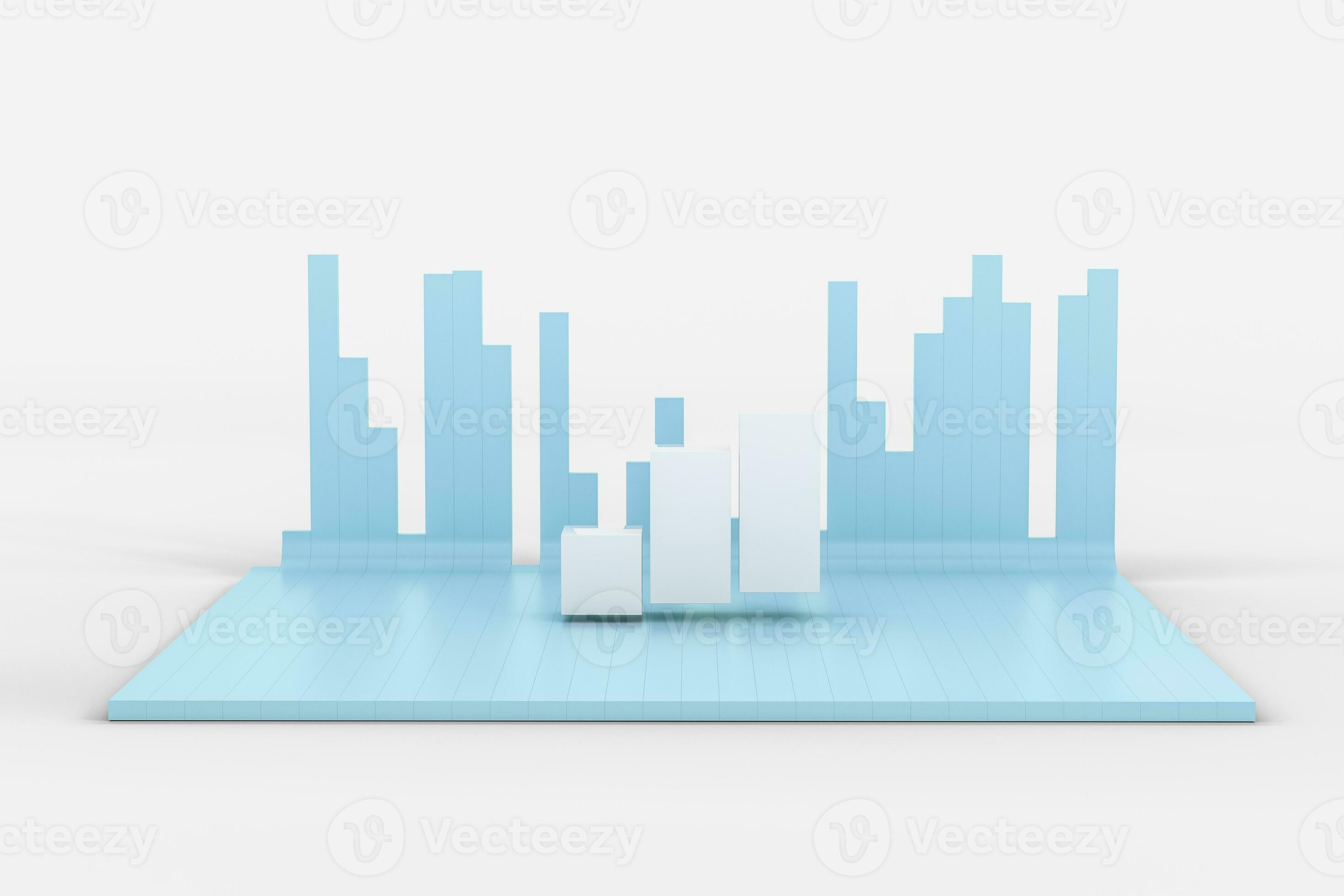 3d rendering, graph chart background, business graph 27878356 Stock ...