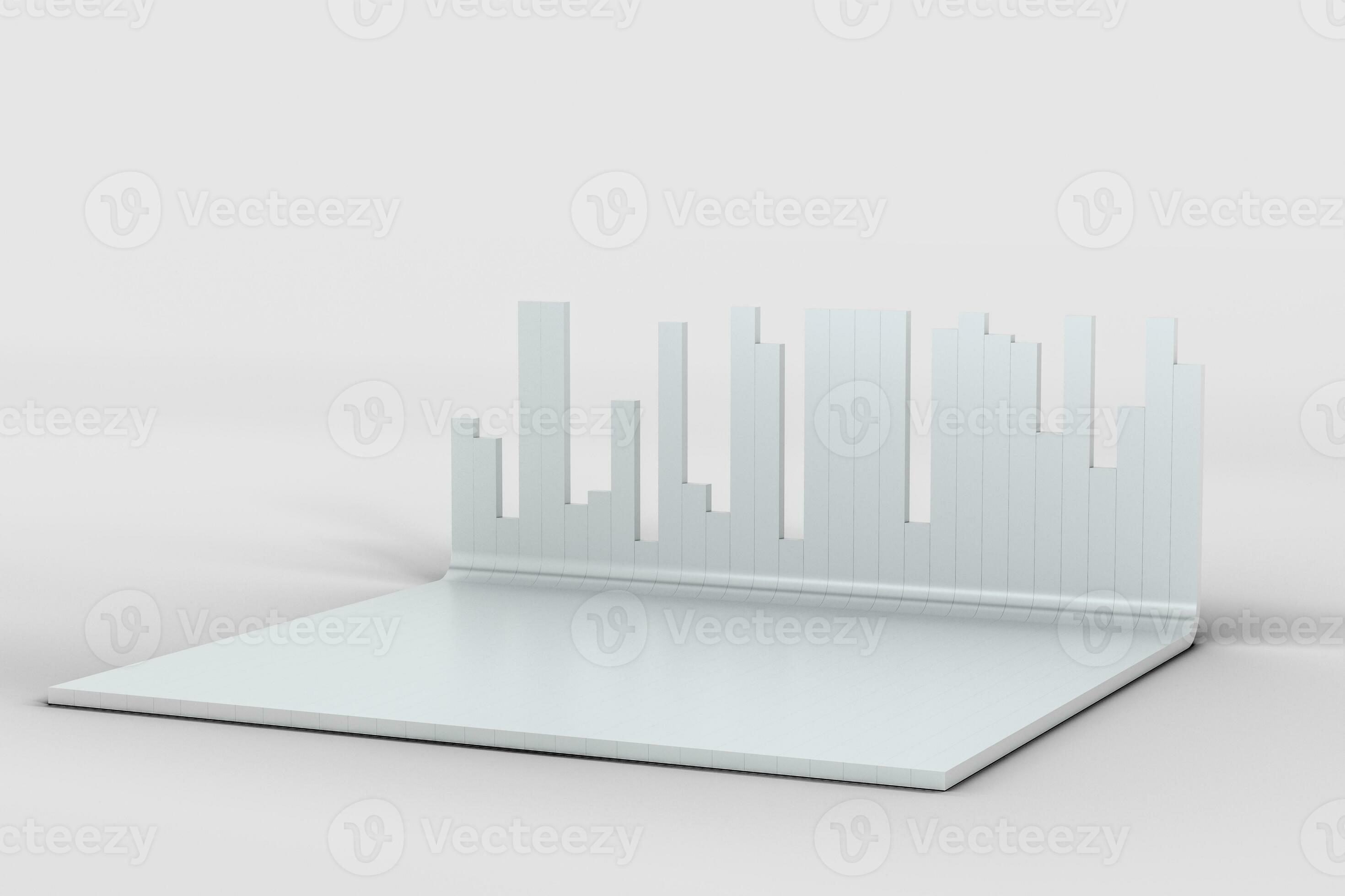 3d rendering, graph chart background, business graph 27878369 Stock ...