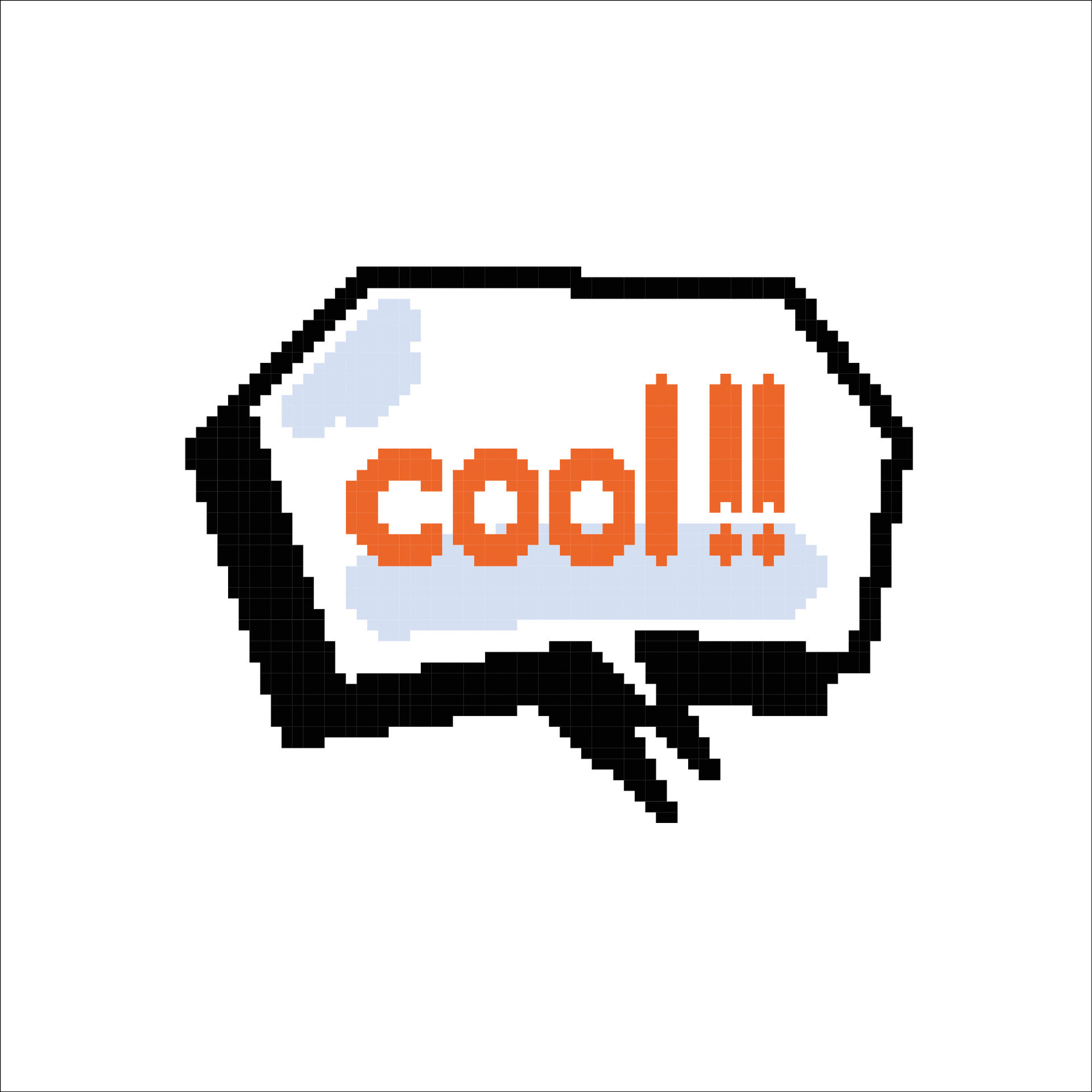 Cool Text Box In Pixel Art Style 27880018 Vector Art At Vecteezy