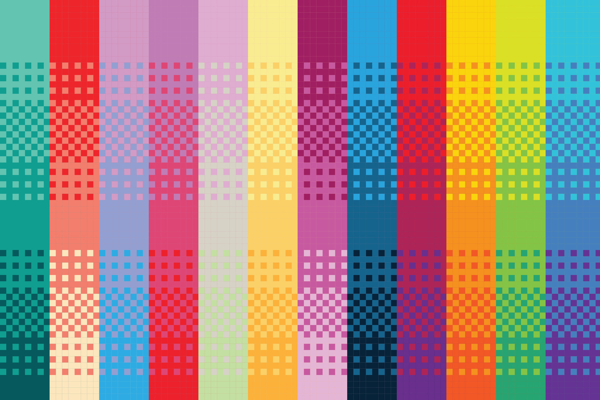 gradient collection set in pixel art style 27880576 Vector Art at Vecteezy