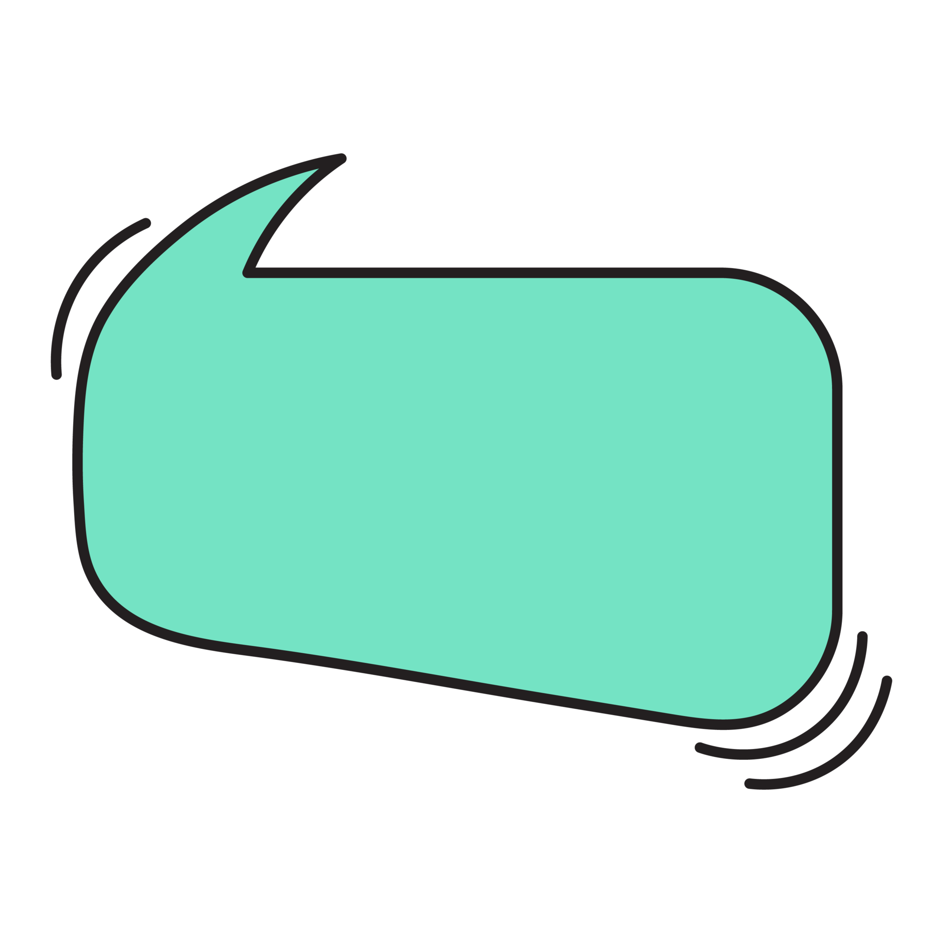 Dialogue Speech Bubble Fill Style An 27885291 Png
