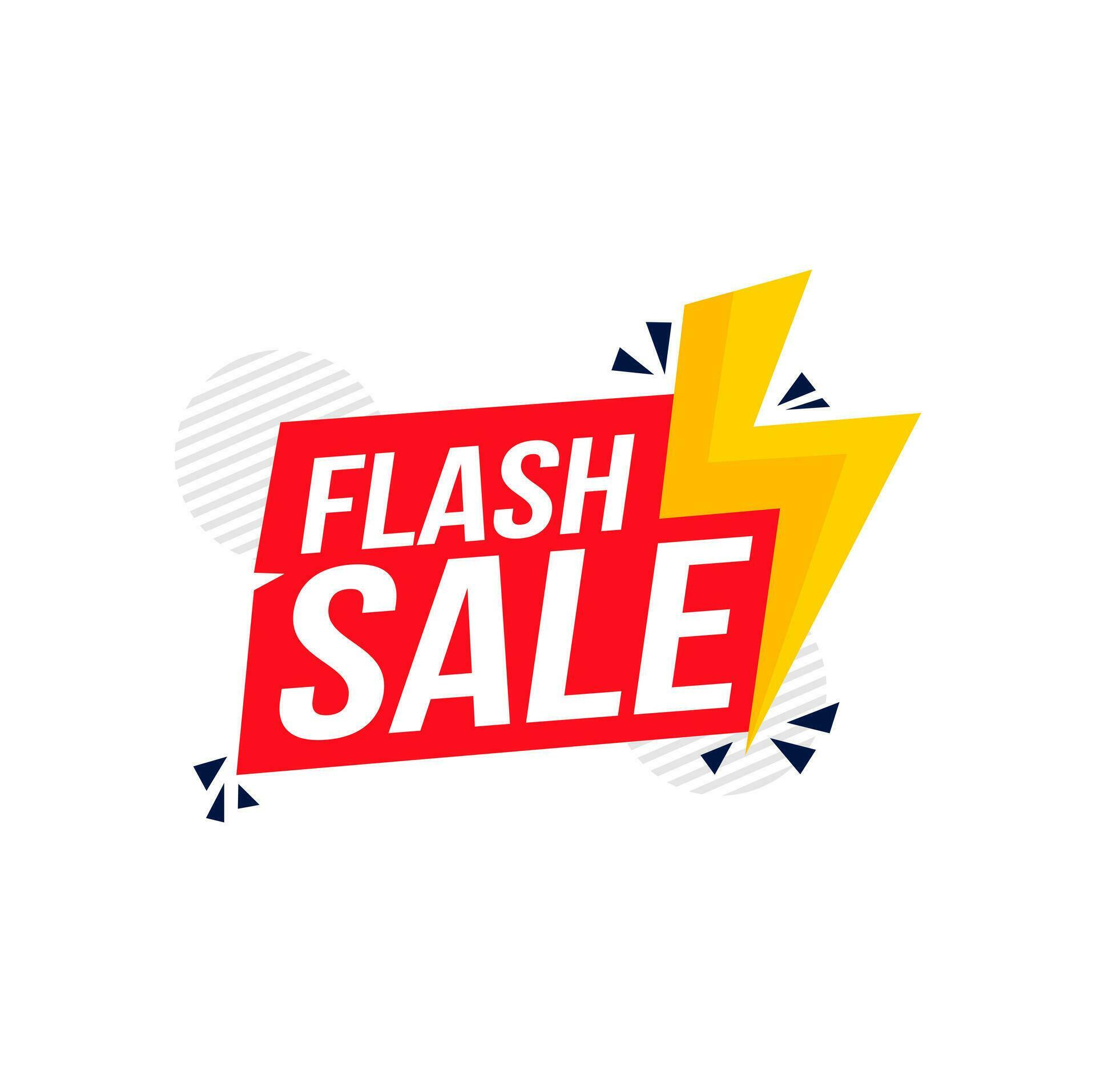 flash sale concept illustration simple template post icon for media secila background. flash ...