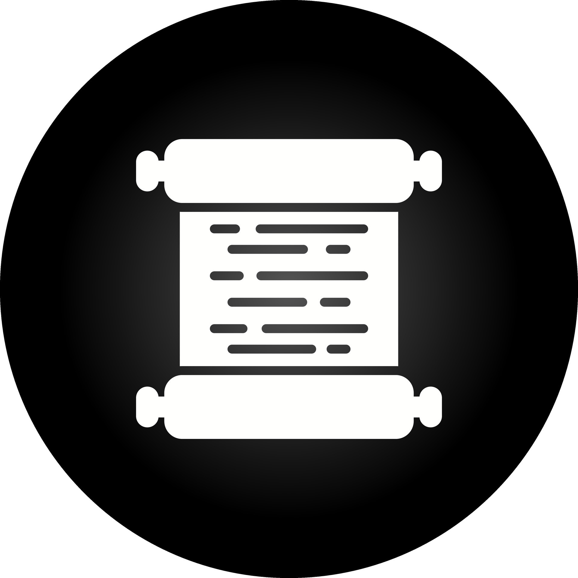 Scroll Vector Icon 27914355 Vector Art at Vecteezy