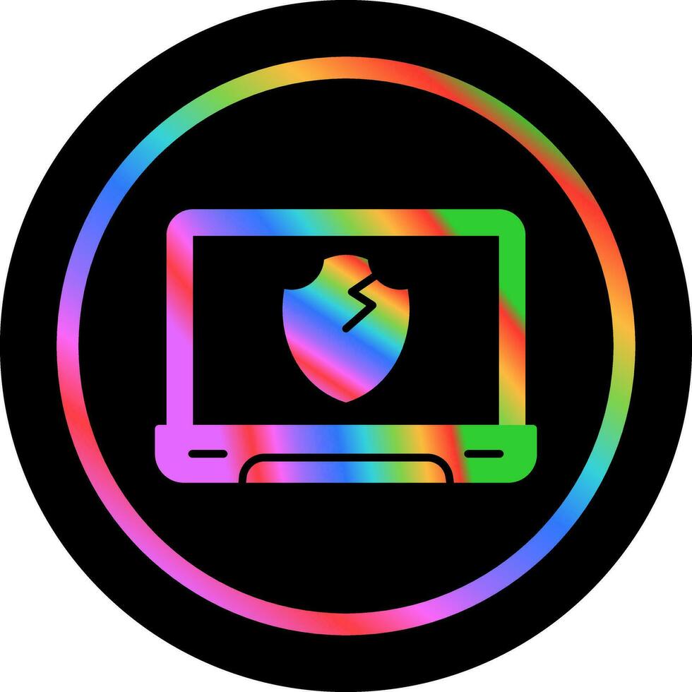 Broken Shield Vector Icon 27923011 Vector Art At Vecteezy