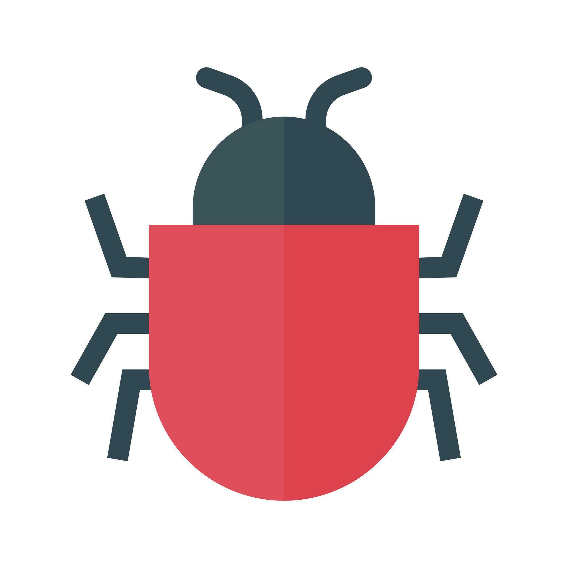 Red insect icon. Bug. Vector. 27924258 Vector Art at Vecteezy