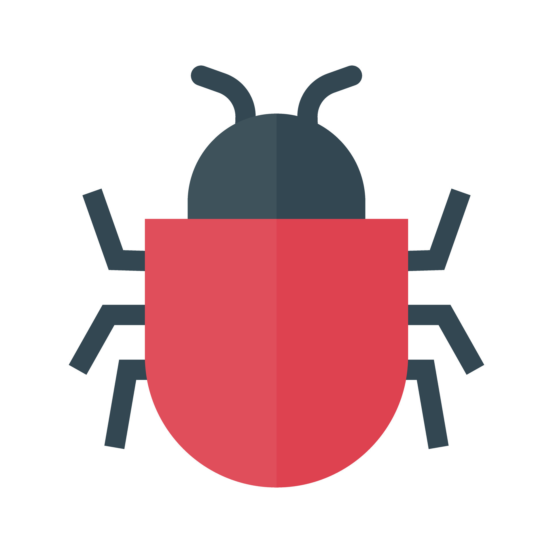 Red insect icon. Bug. Vector. 27924258 Vector Art at Vecteezy