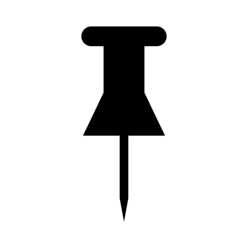Drawing pin silhouette icon. Thumb tack. Fixed. Vector. 27924650 Vector ... Drawing pin silhouette icon. Thumb tack. Fixed. Vector. 27924650 Vector ...