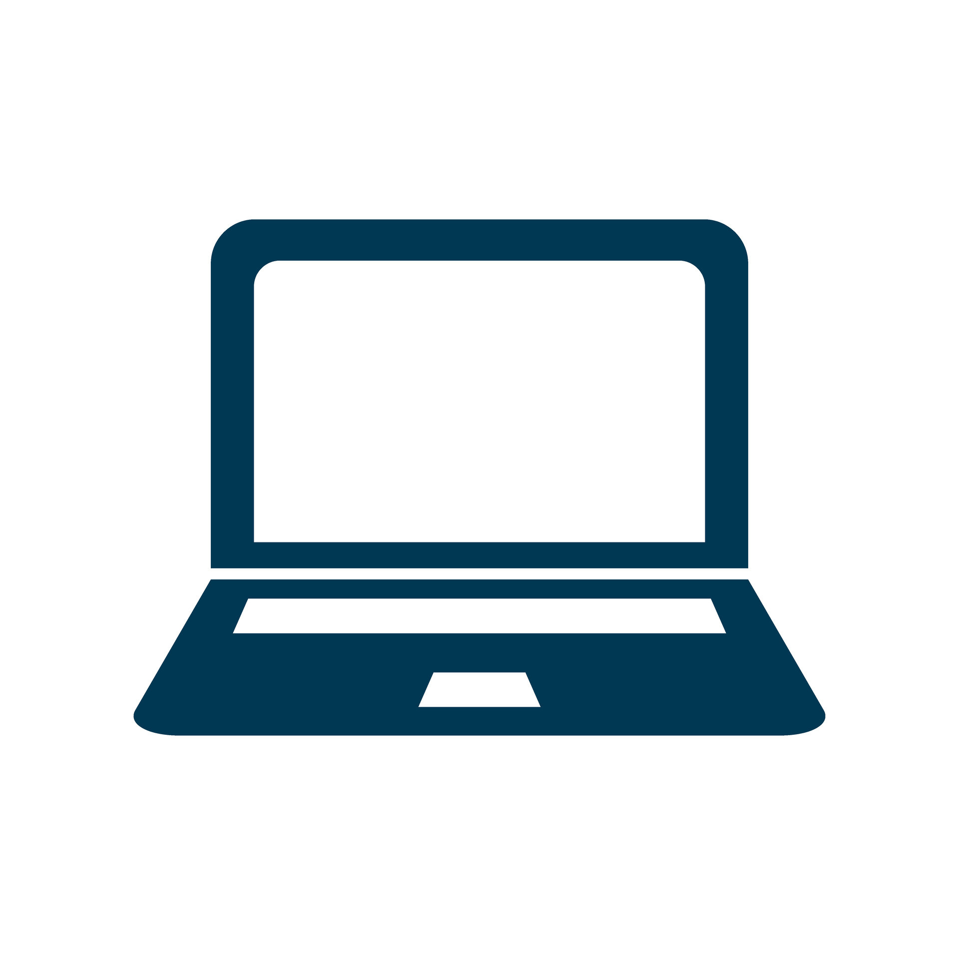 Laptop icon. Notebook computer. Vector. 27924658 Vector Art at Vecteezy