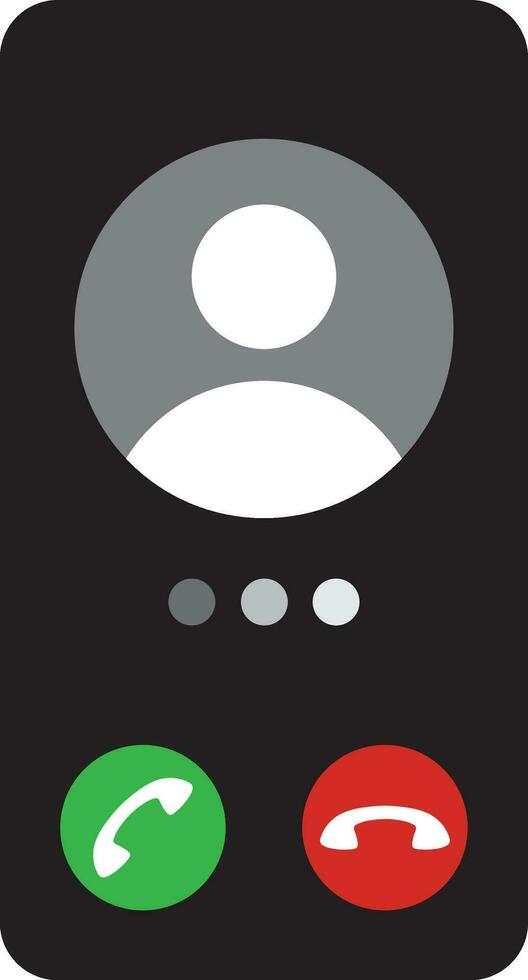 Mobile Call Screen Template Call Screen Smartphone Interface Mockup Web App Ui Display
