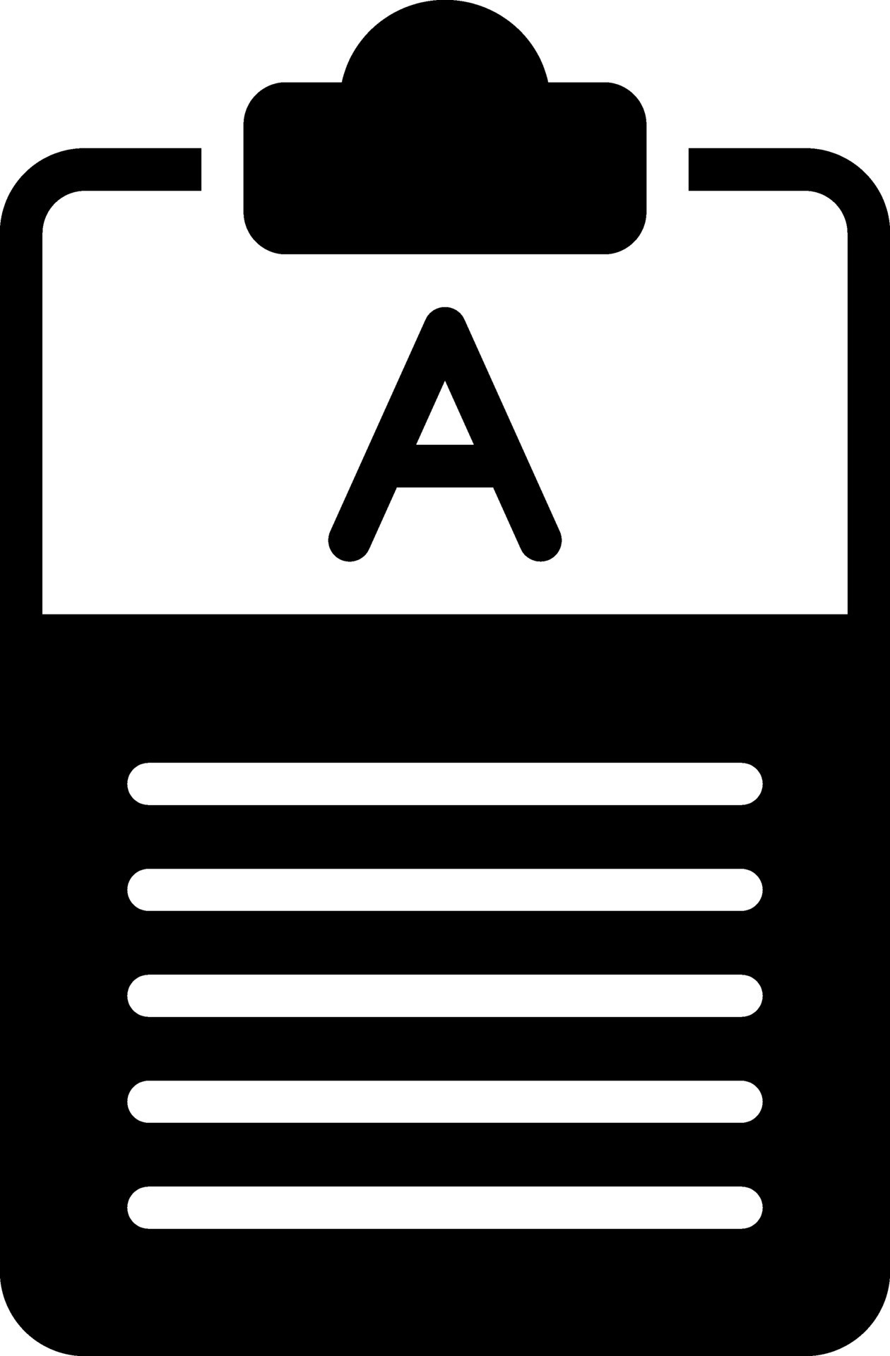 solid icon for answer 27925288 Vector Art at Vecteezy