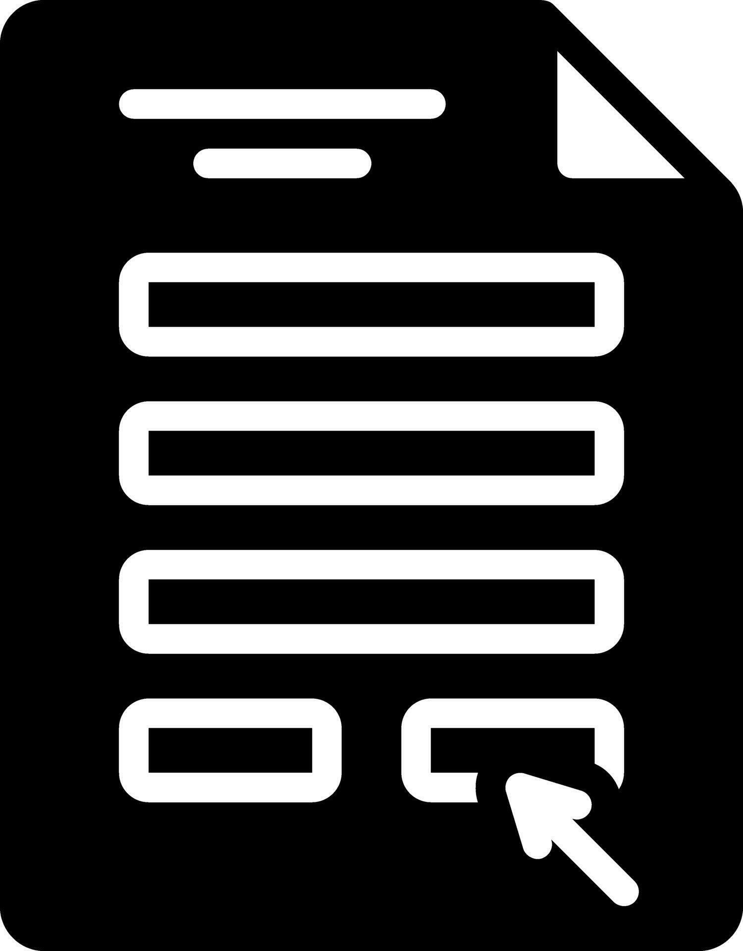 solid icon for submit 27926817 Vector Art at Vecteezy