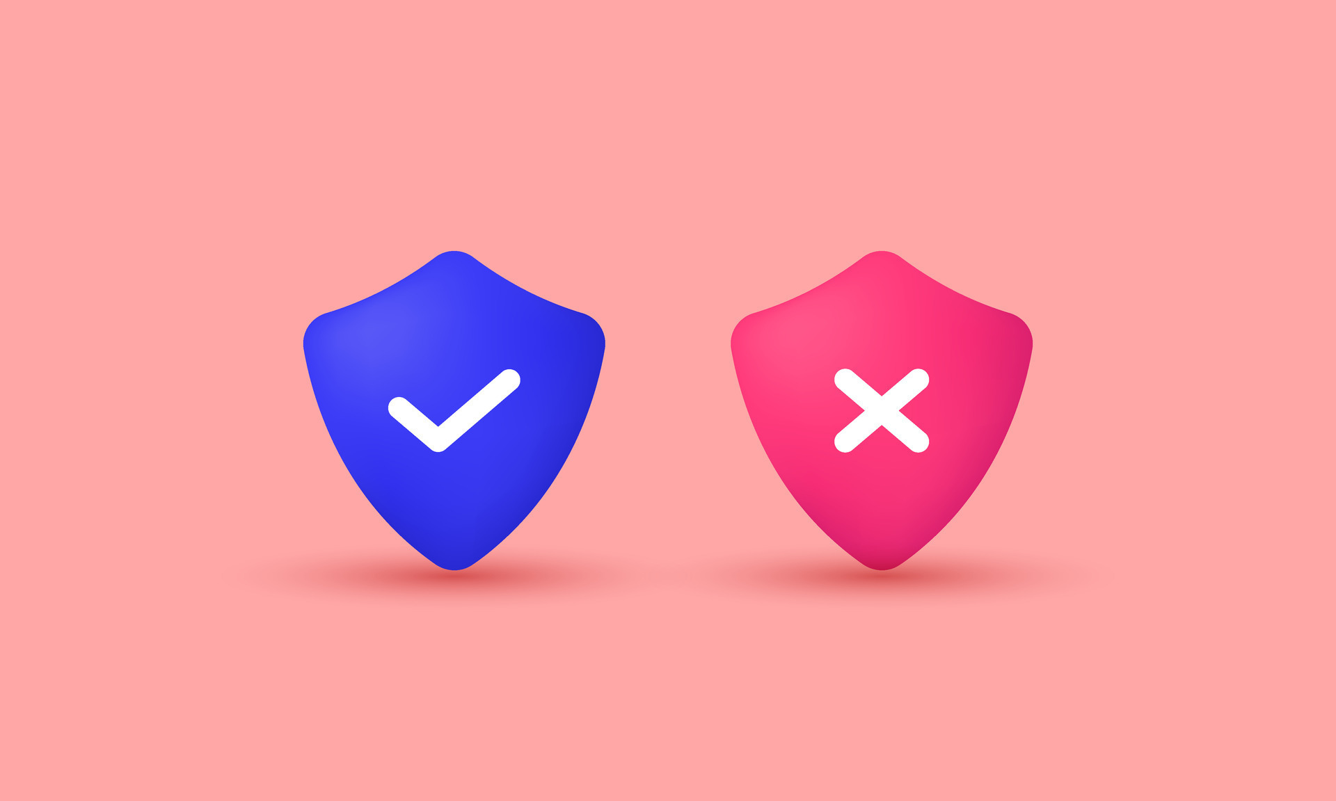 3d cartoon correct incorrect sign right wrong mark modern icon trendy ... 3d cartoon correct incorrect sign right wrong mark modern icon trendy ...