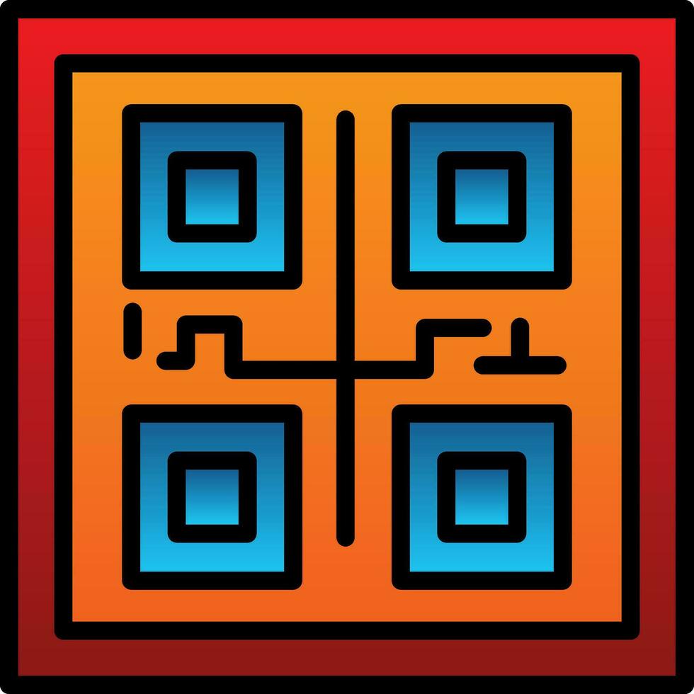 Qr Code Vector Icon Design 27927653 Vector Art At Vecteezy