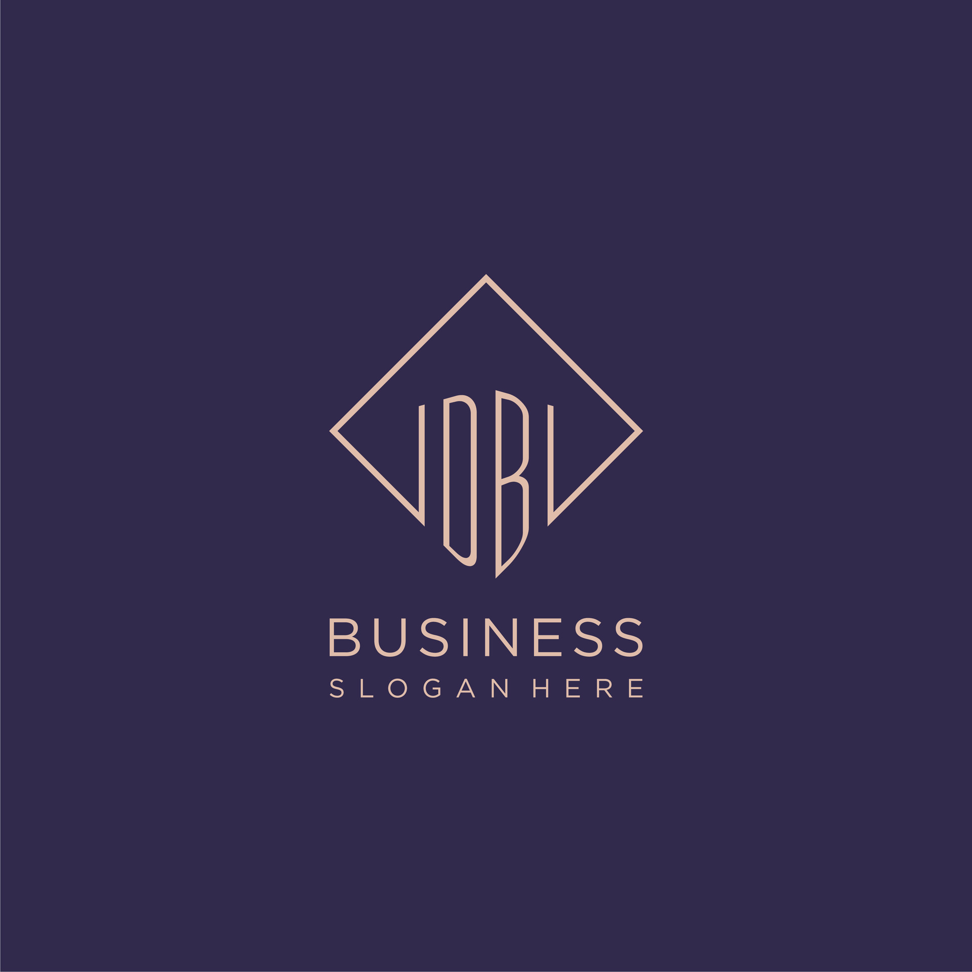 Initials Db Logo Monogram With Rectangle Style Design 27934100 Vector Art At Vecteezy