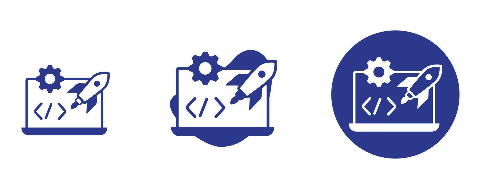 code deployment vector illustration, code launching vector illustration ... code deployment vector illustration, code launching vector illustration ...