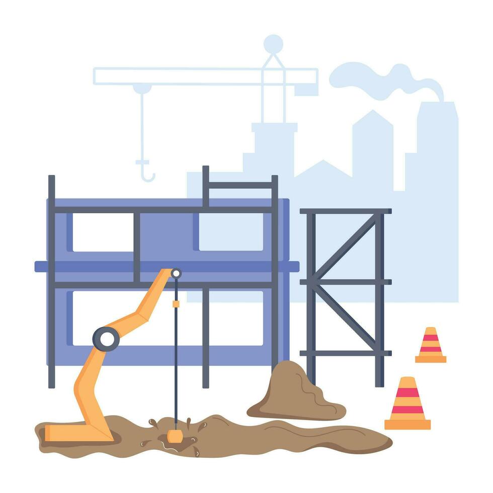 Trendy Automated Construction 27936210 Vector Art at Vecteezy Trendy Automated Construction 27936210 Vector Art at Vecteezy
