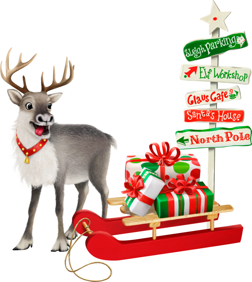 Clipart merry christmas clipart christmas eve clipart Santas workshop ...