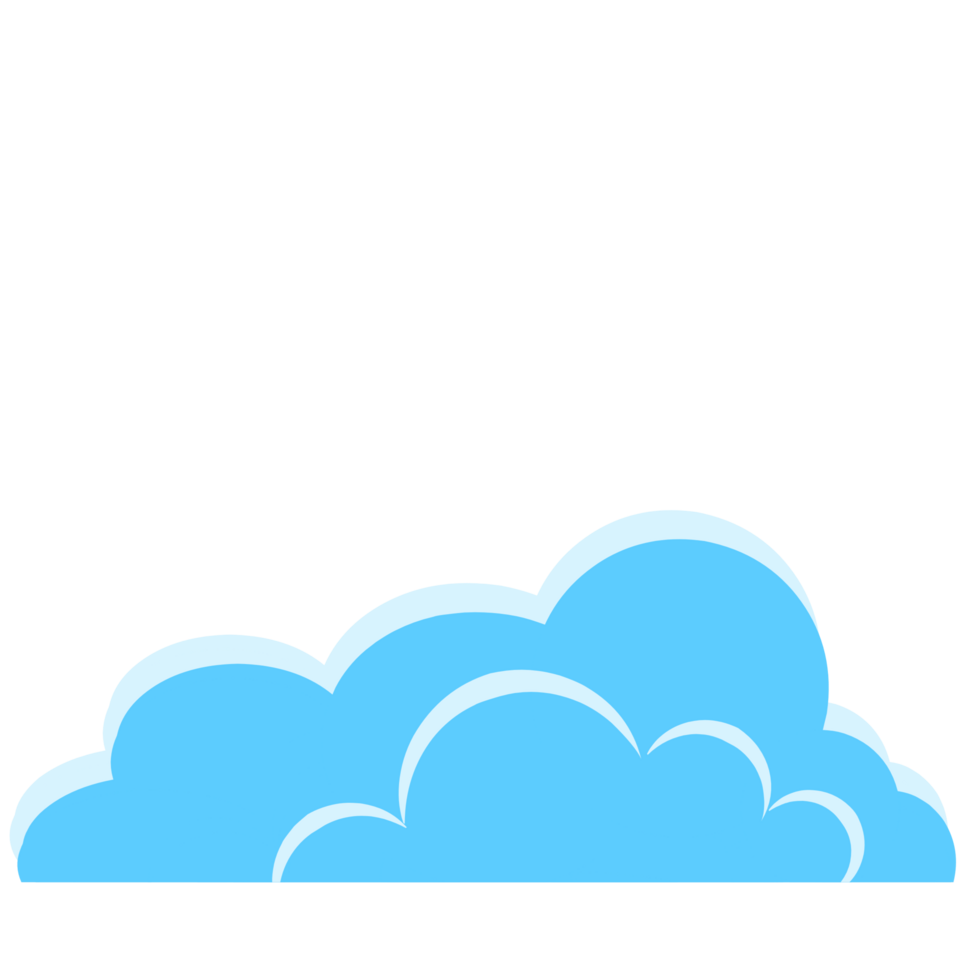 Fluffy cloud border 27939633 PNG