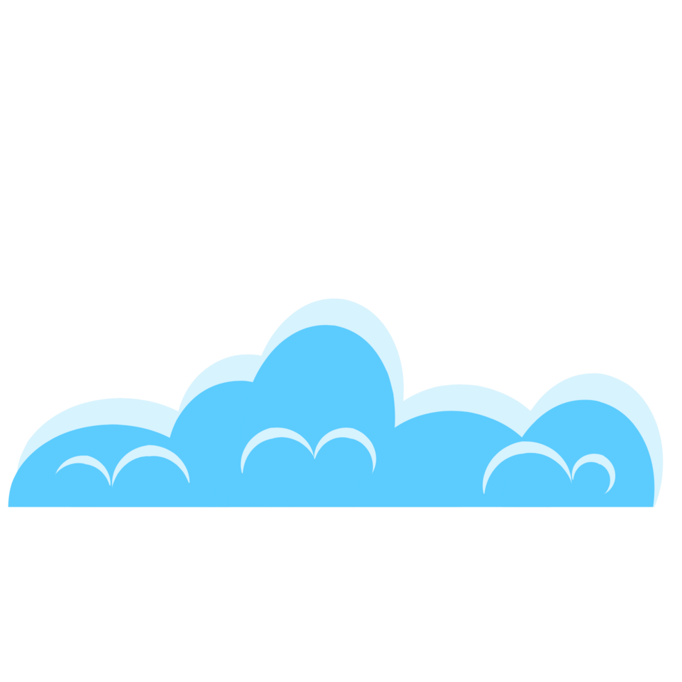 Fluffy cloud border 27939656 PNG