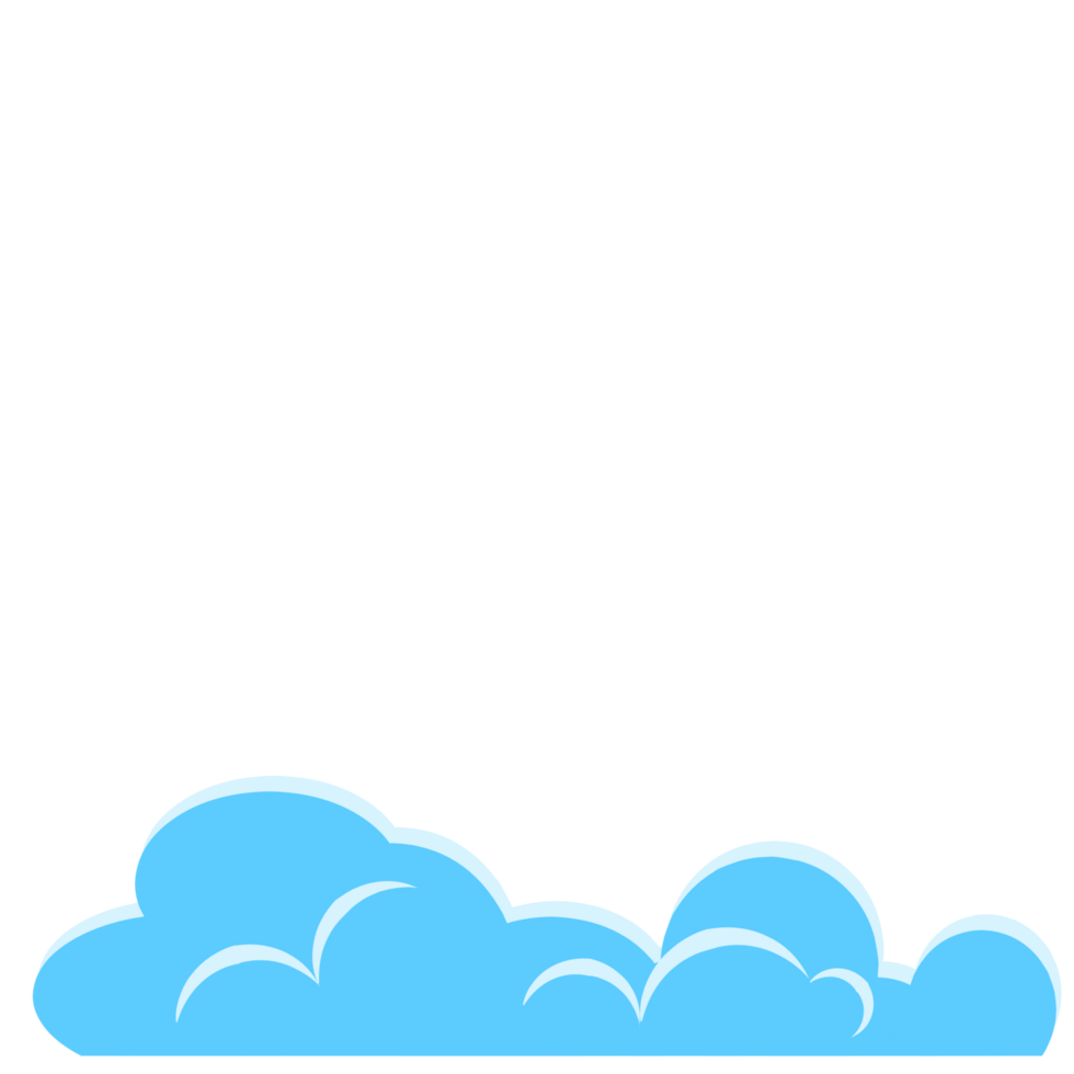 Fluffy cloud border 27939657 PNG