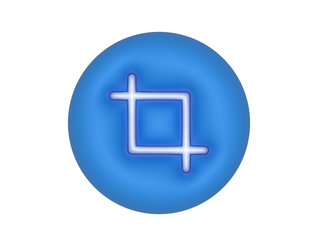 Cropping Tool Blue Circle Button transparent background 27941977 PNG