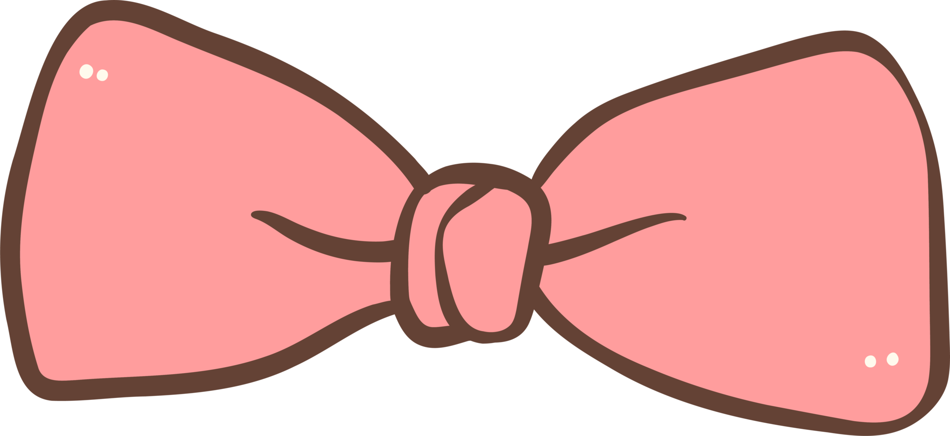Pink Cheer Bow Clipart