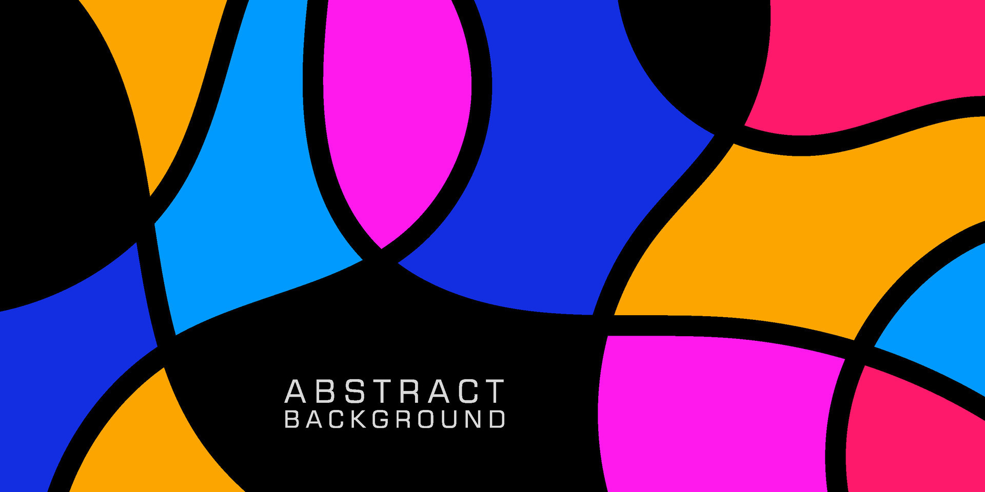 Colorful simple shapes abstract background pattern color with solid ...