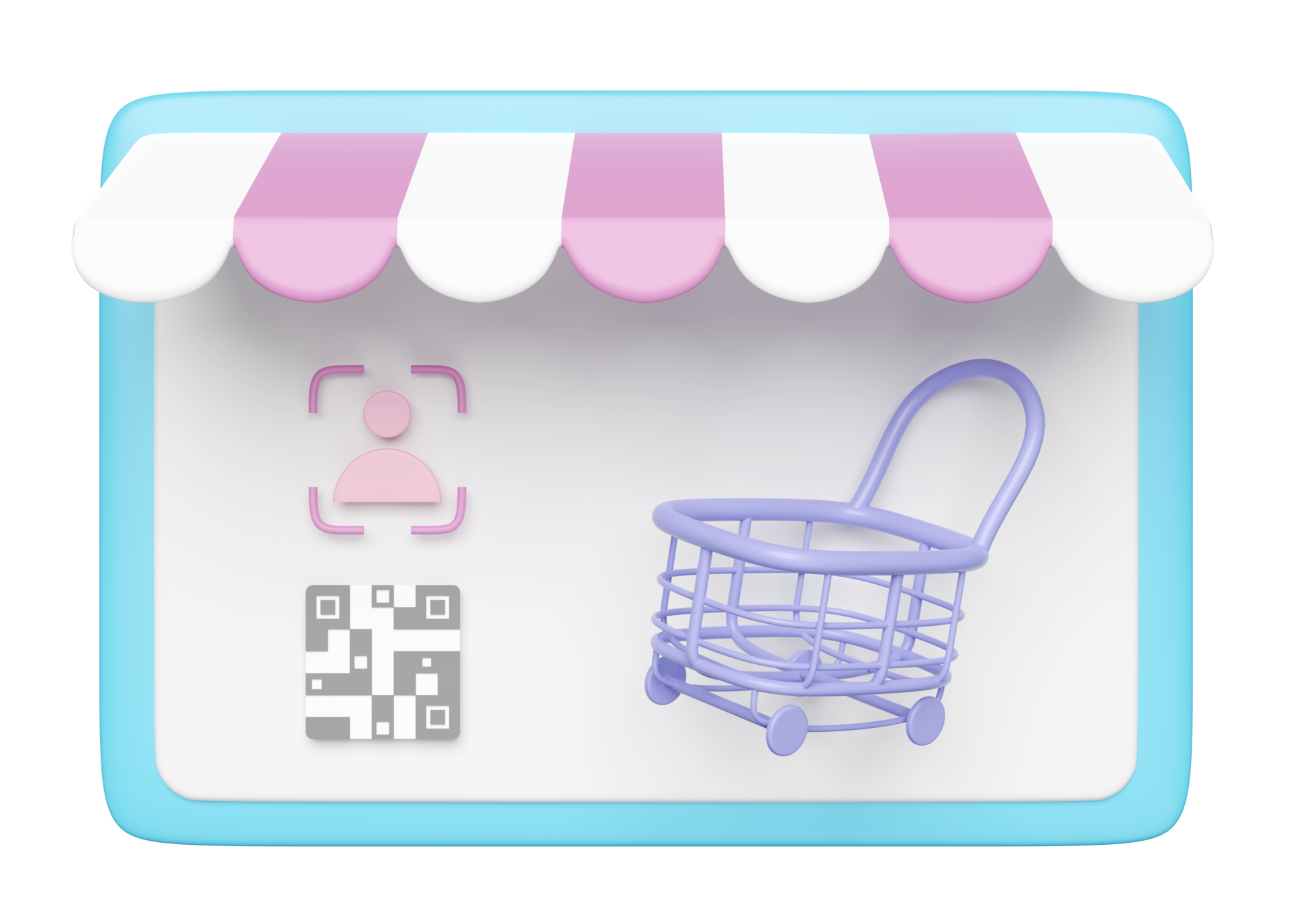 3d Identity Verification With Face Qr Code Scanner Tablet Computer