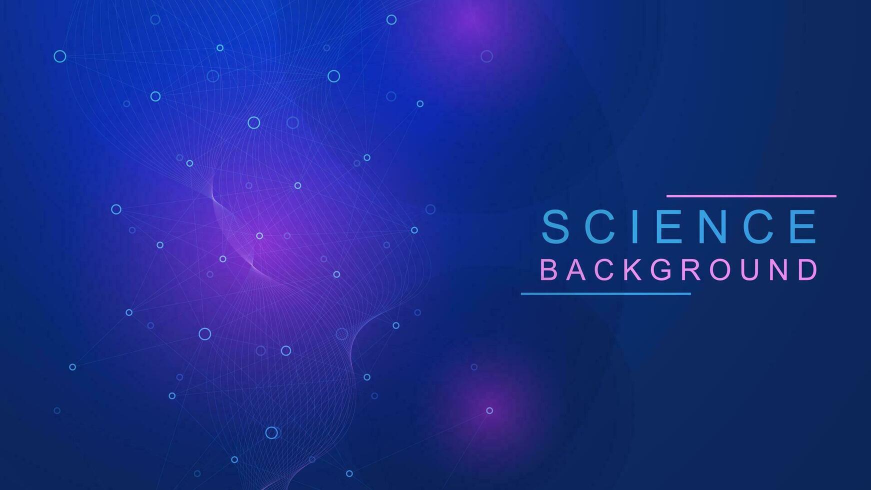 Abstract Molecular Structure Background With Connect Dots And Lines Medical Innovation