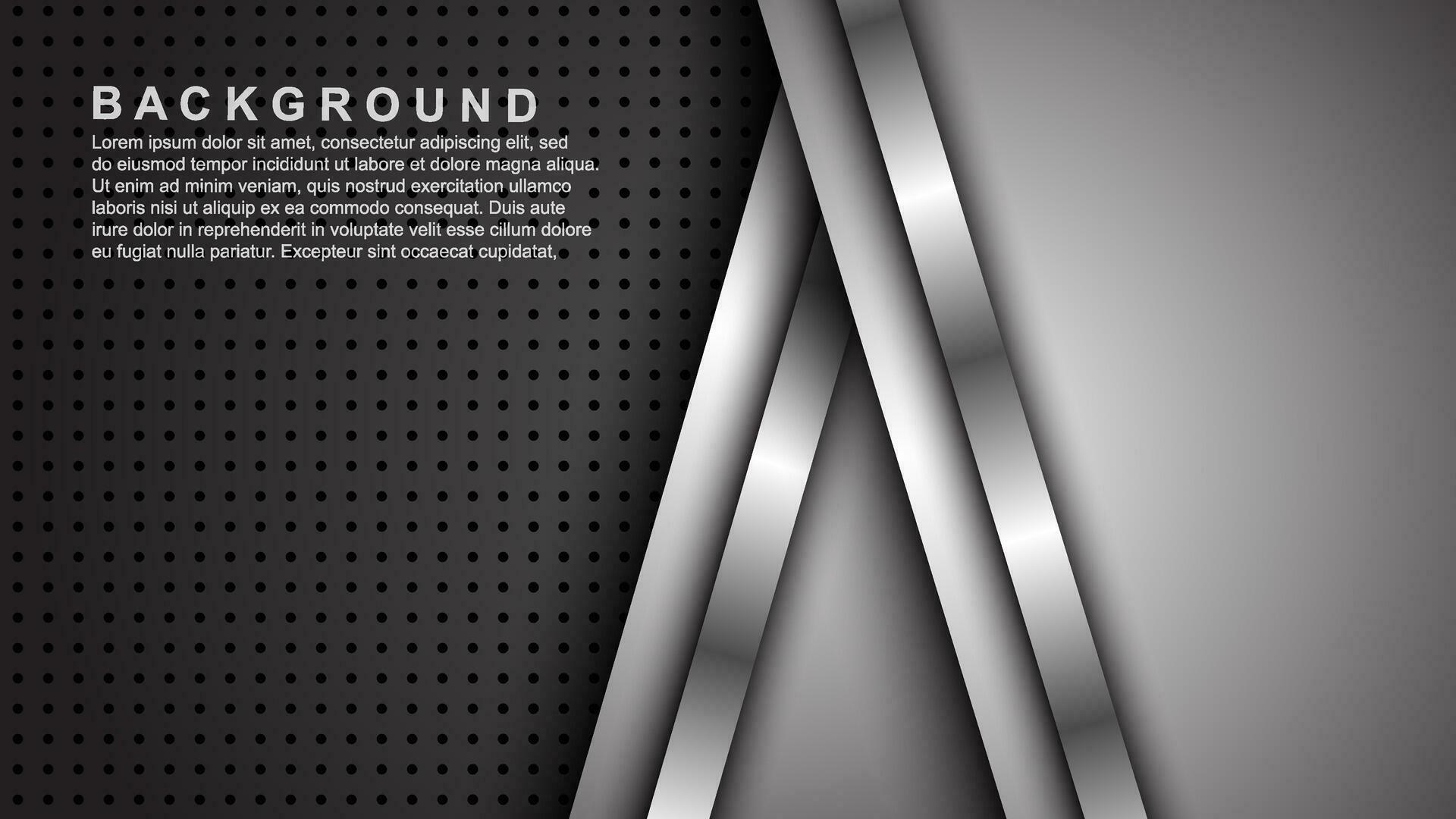 Abstract White Overlapping Layers Background Combination With Silver Textured Lines Decoration