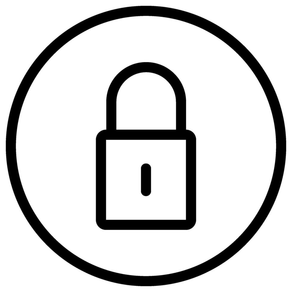 lock line icon 27962276 Vector Art at Vecteezy