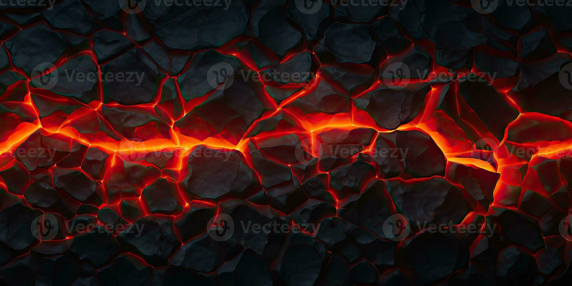 Molten lava texture background. Ground hot lava. Burning coals, crack ...
