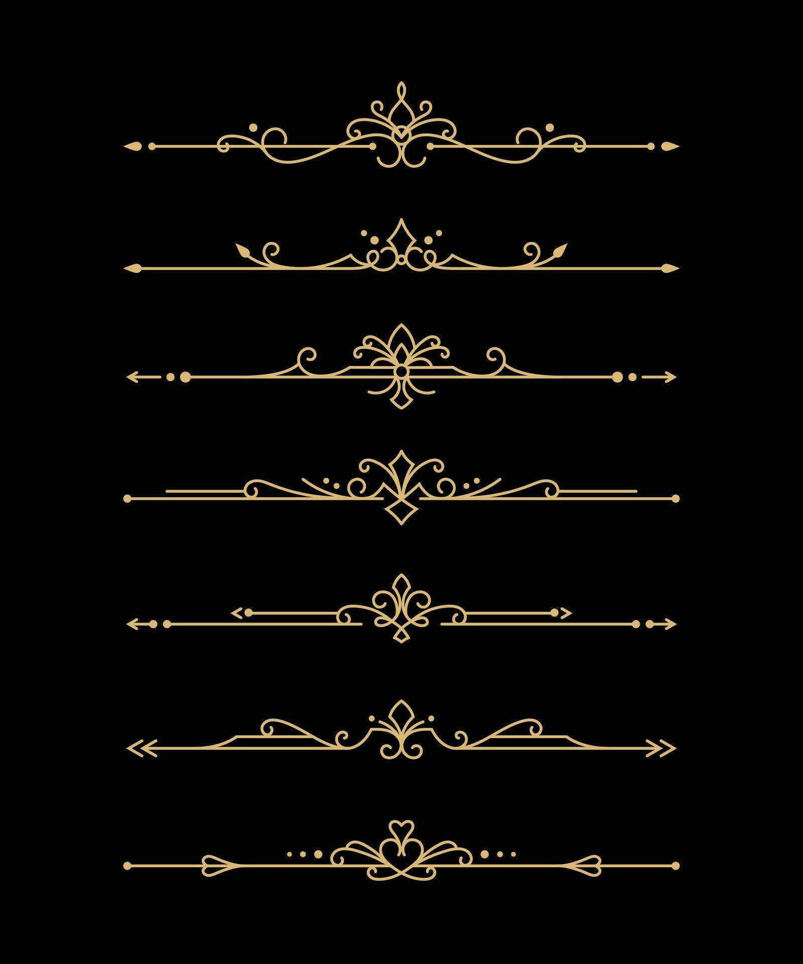 Golden Border Elements Vector Set 27965905 Vector Art at Vecteezy Golden Border Elements Vector Set 27965905 Vector Art at Vecteezy
