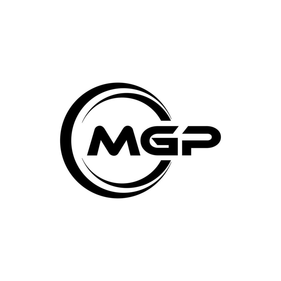 MGP Logo Design, Inspiration for a Unique Identity. Modern Elegance and Creative Design ...