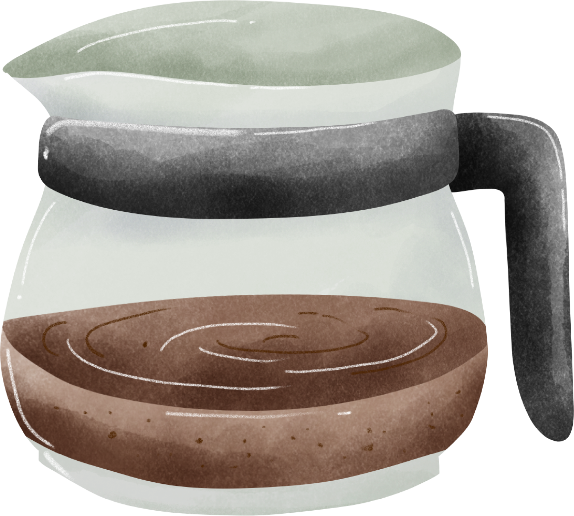 Watercolor Coffee Shop Element with Coffee Pot or Coffee maker Hand ... Watercolor Coffee Shop Element with Coffee Pot or Coffee maker Hand ...