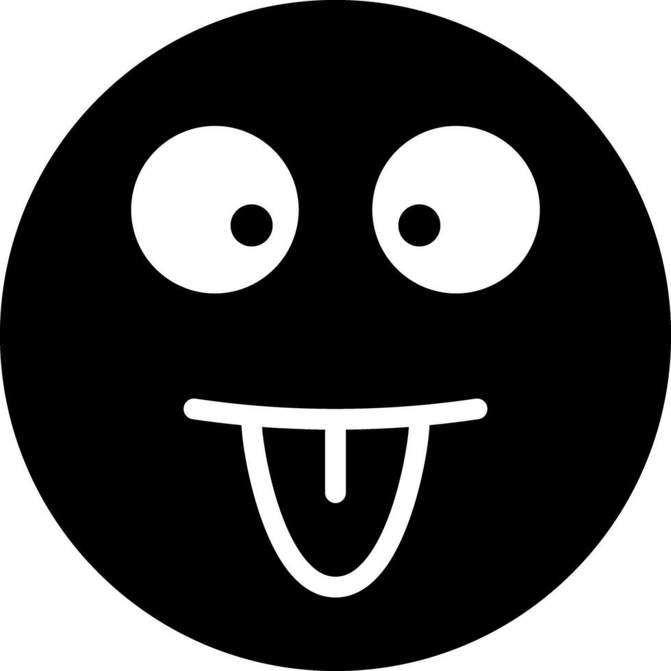 solid icon for crazy 27970504 Vector Art at Vecteezy