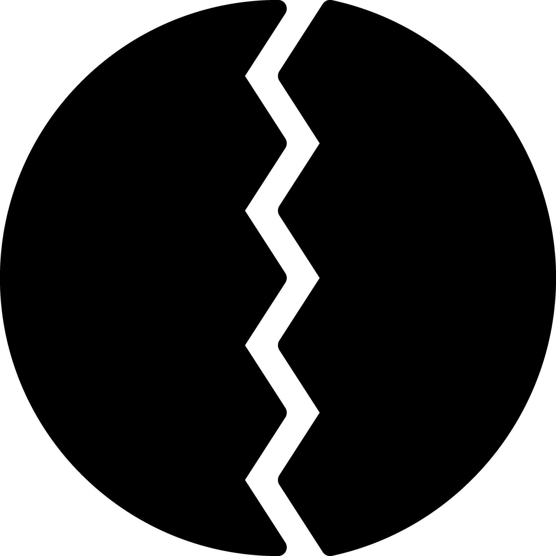 solid icon for crack 27970587 Vector Art at Vecteezy