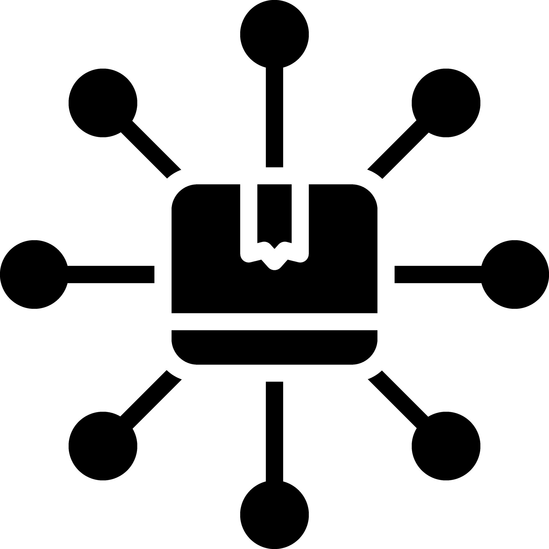 solid icon for distribution 27970602 Vector Art at Vecteezy