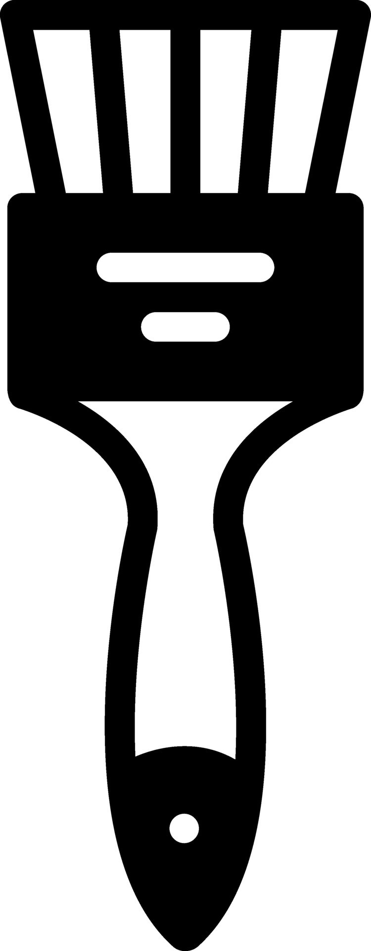 solid icon for brush 27970707 Vector Art at Vecteezy